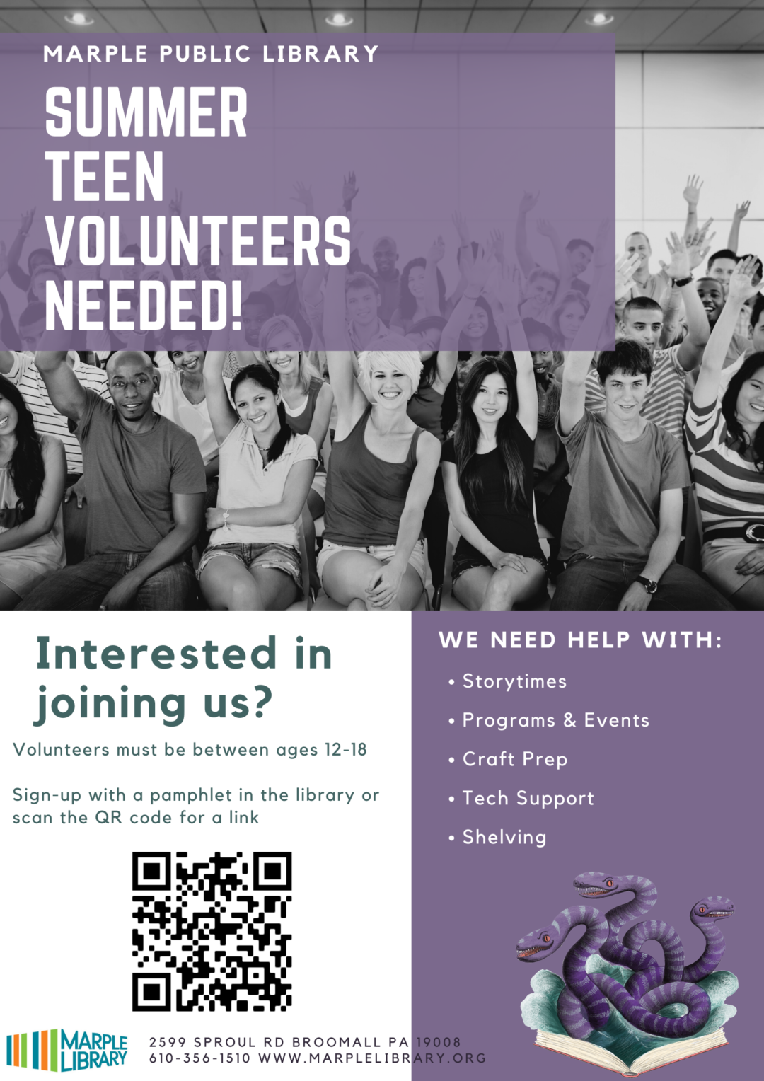 Tweens and Teens - The Marple Public Library