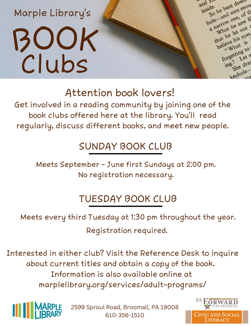 Adults - The Marple Public Library