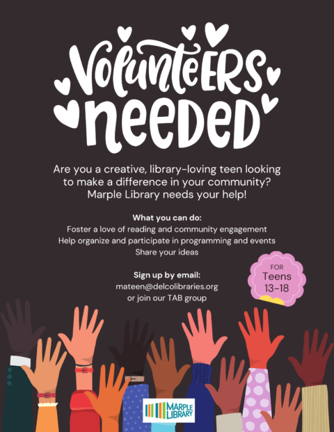 Tweens and Teens - The Marple Public Library