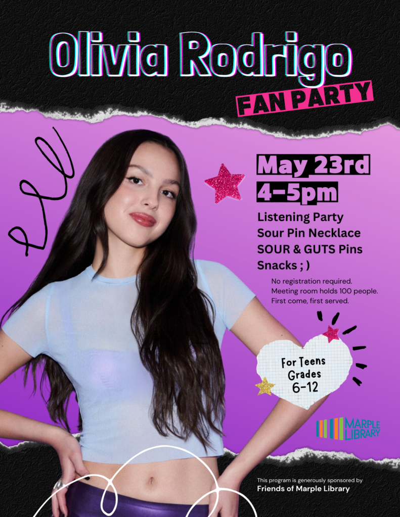 Tweens and Teens - The Marple Public Library