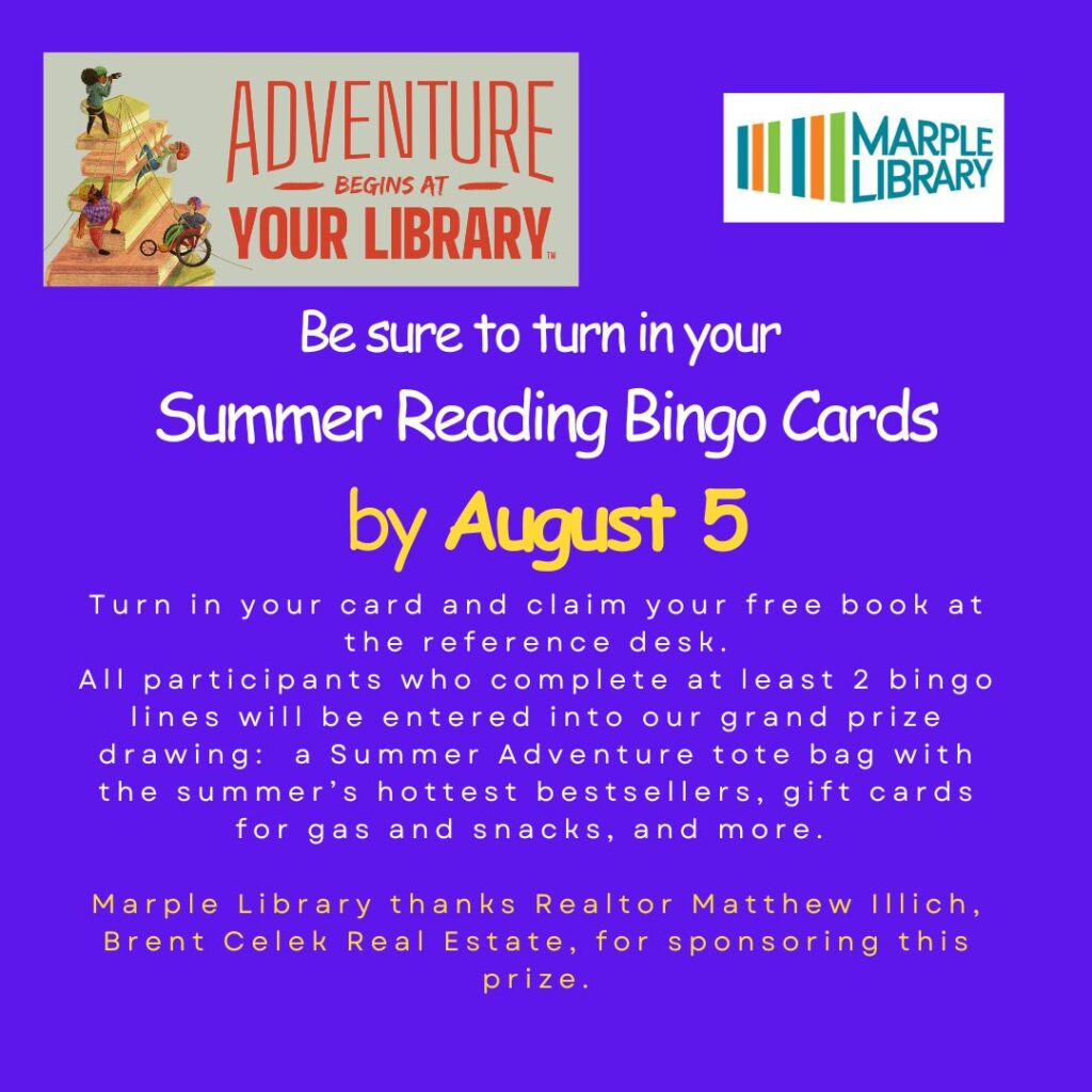Adults - The Marple Public Library